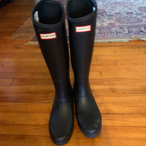 Hunter | Shoes | Hunter Regent Matte Black Equestrian Riding Boot Style ...